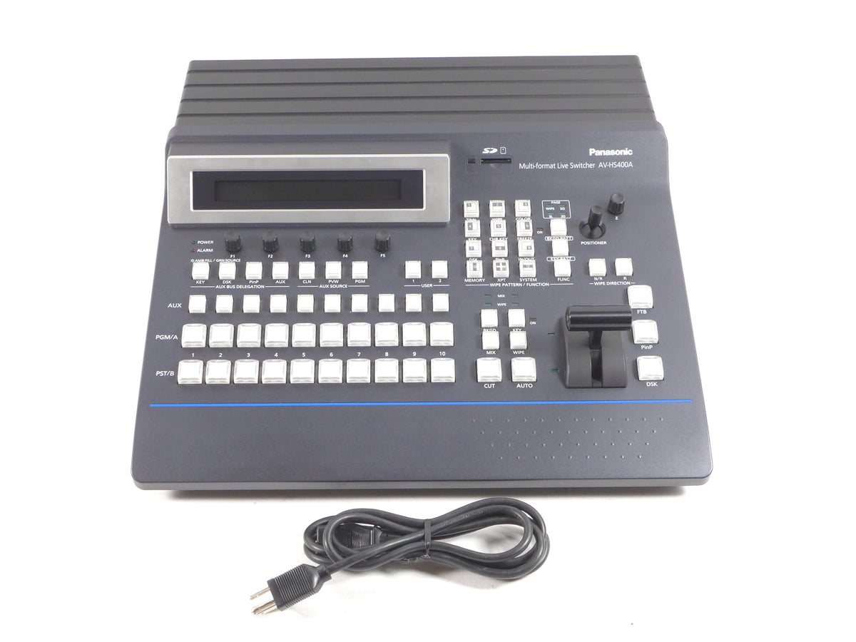 Panasonic AV-HS400A Multi Format Video Switcher HD SD Mixer AV-HS400 A – ZoomPoint Photo